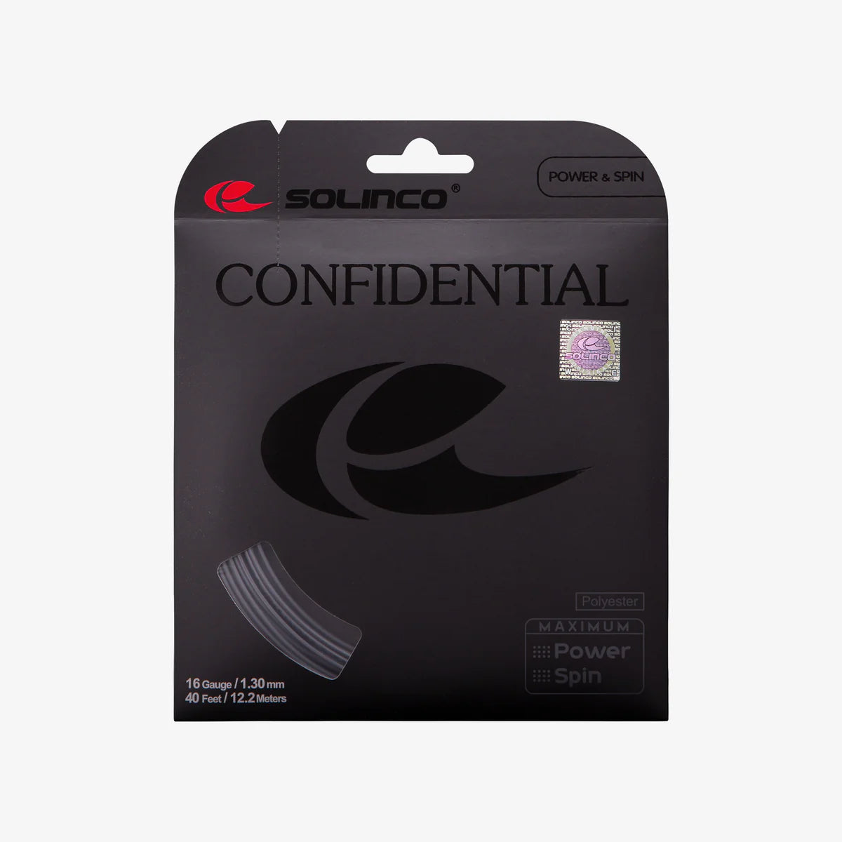 Solinco Confidential 1.25mm (16L) - 12.2m Set – PH Tennis