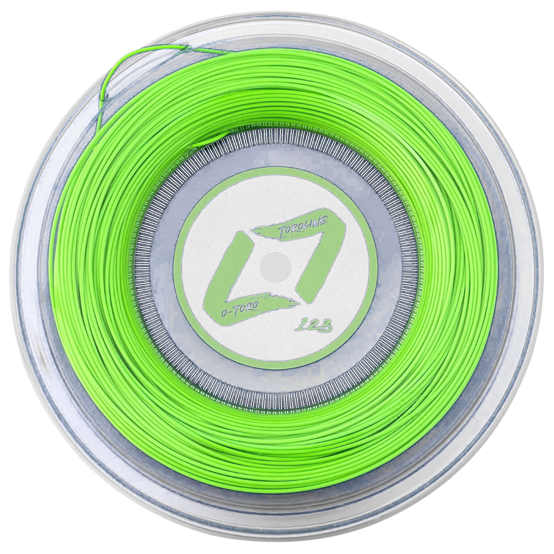 TOROLINE O-Toro Neon Green 1.23mm - 100m Reel – PH Tennis