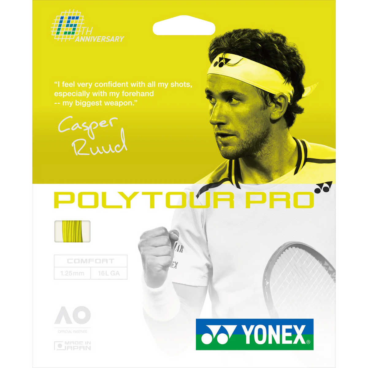 Yonex Poly Tour Pro 15th Anniversary 1.25mm - 12m Set – PH Tennis